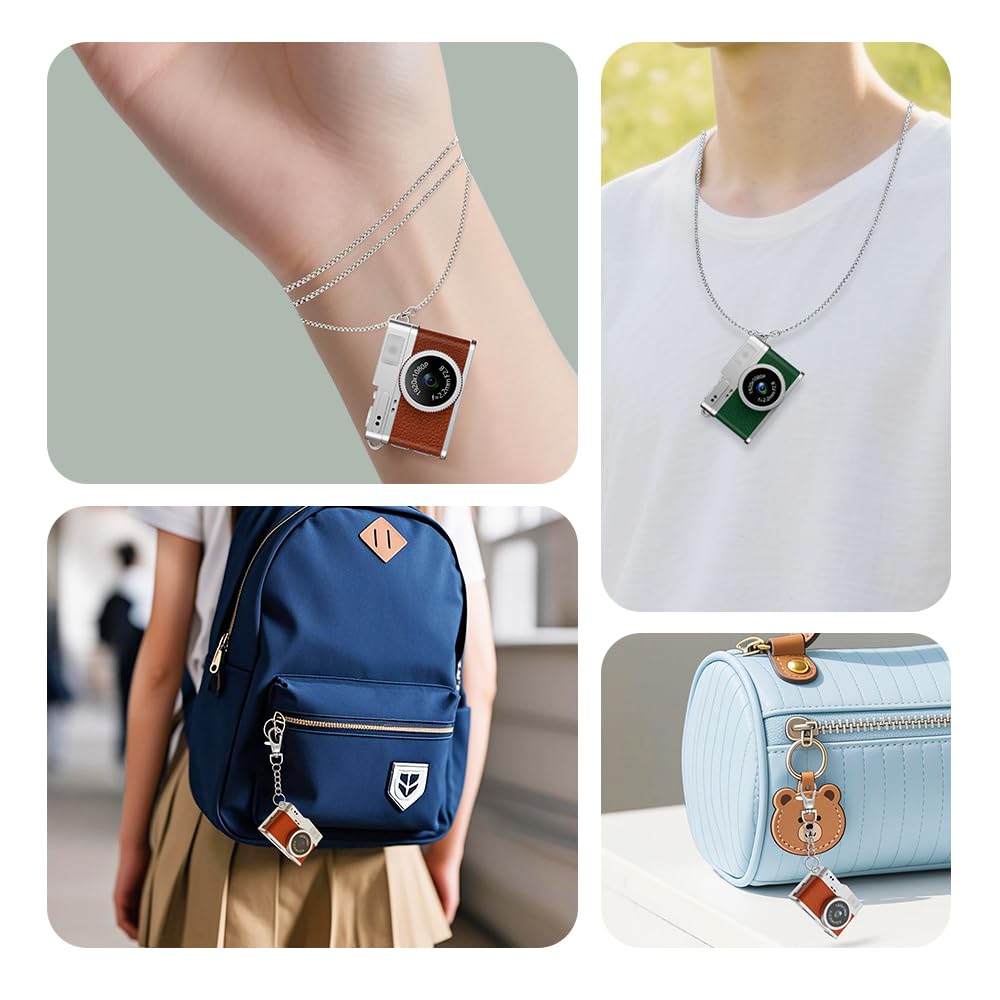 Mini Keychain Camera, Small Retro Snap, 1080P Tiny Digital Camera with ...