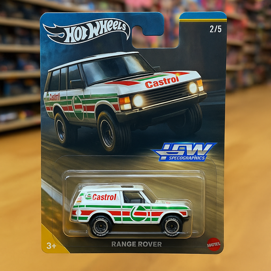 🟢⚪🔴 Range Rover Classic – Castrol Edition Hot Wheels Premium | HW Spee ...