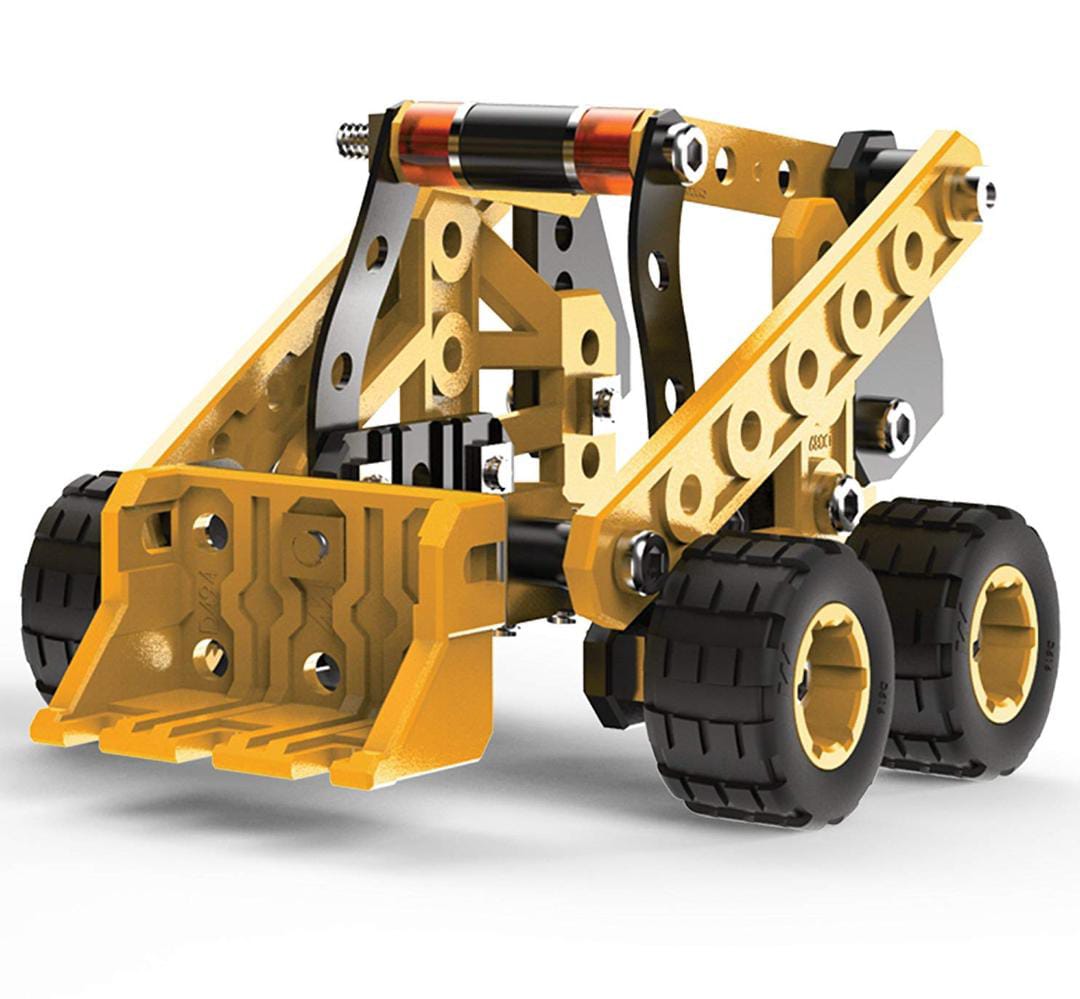 Meccano Bulldozer Building Kit – STEM Construction Set for Kids 8 ...